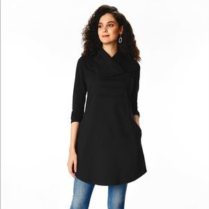 eshakti | Tops | Eshakti Tunic Top Asymmetrical Black Goth Techwear M ...